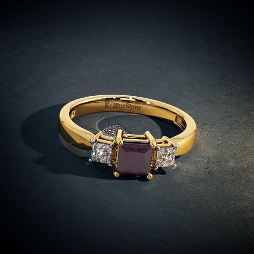 Buy 150+ Ruby Rings Online | BlueStone.com - India's #1 Online ...