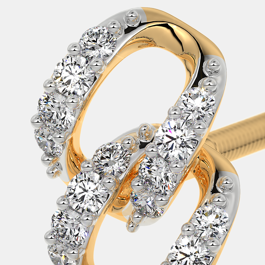 The Cuban Stud Earrings | BlueStone.com