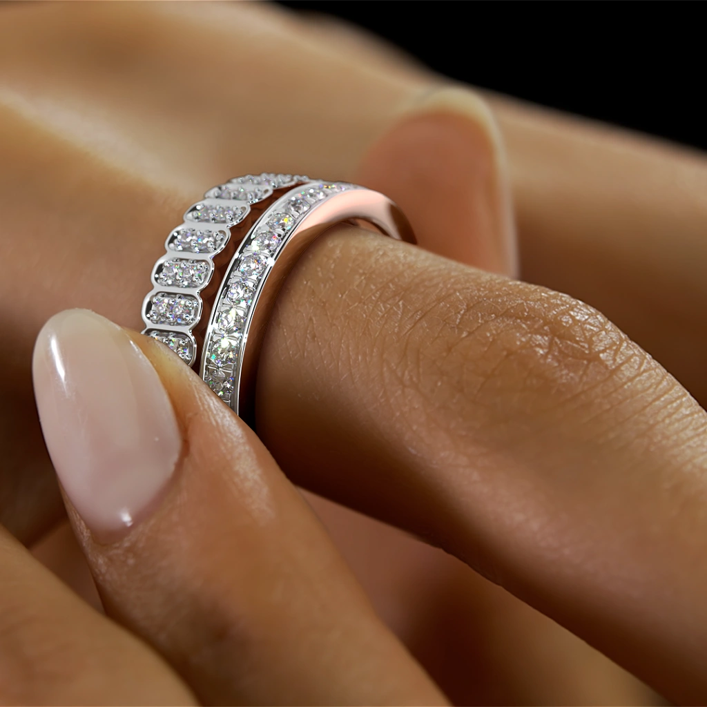 The Taytum Stackable Ring | BlueStone.com