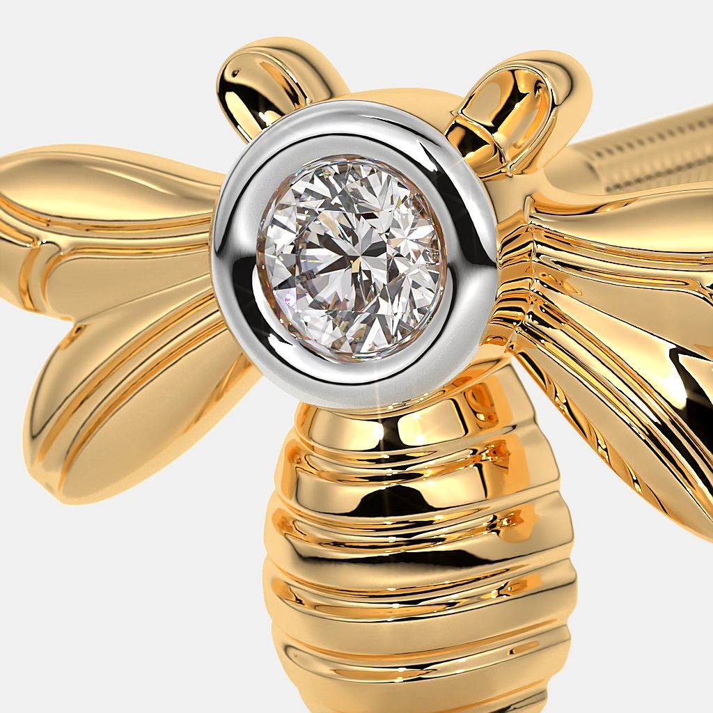 The Bumble Bee Stud Earrings | BlueStone.com