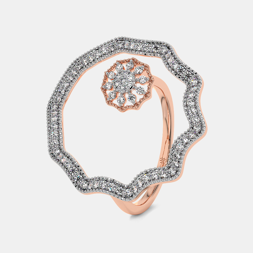 The Lotus Leaf Ring | BlueStone.com