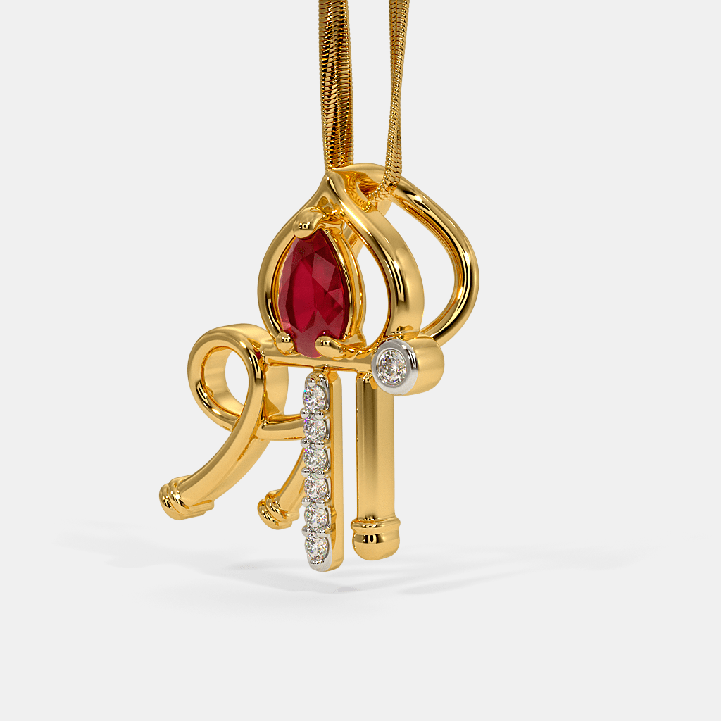 The Haripriya Shree Pendant | BlueStone.com