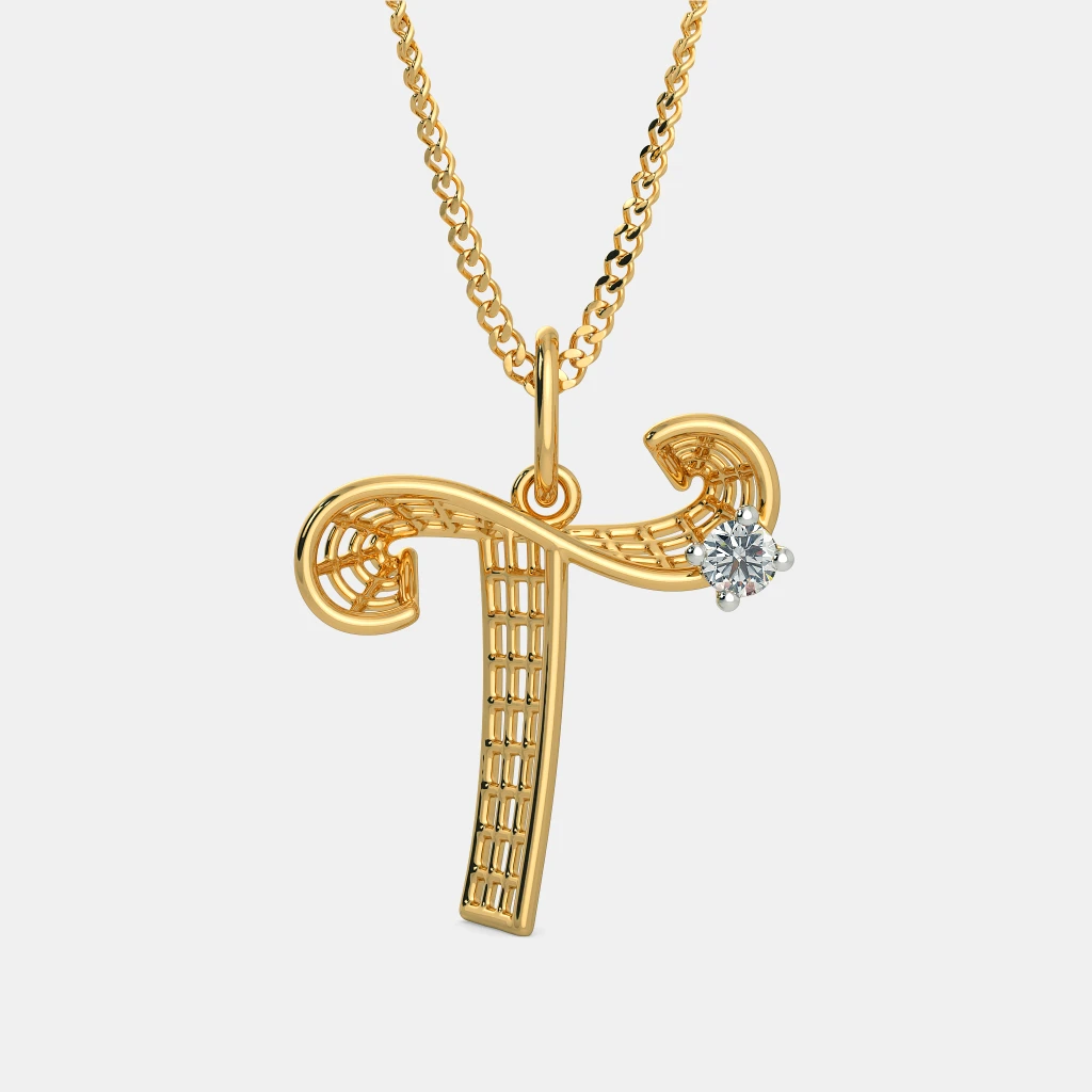 The Terrific T Pendant | BlueStone.com