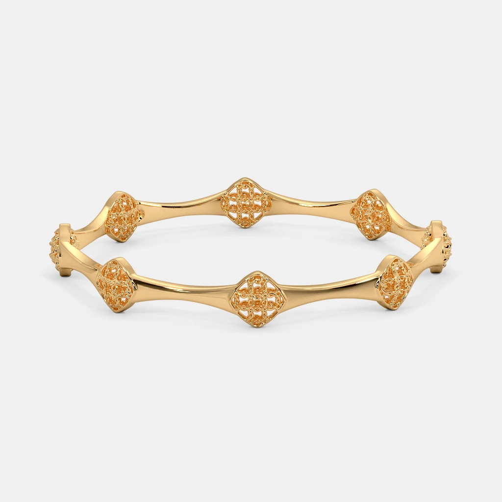 The Zeik Station Bangle | BlueStone.com