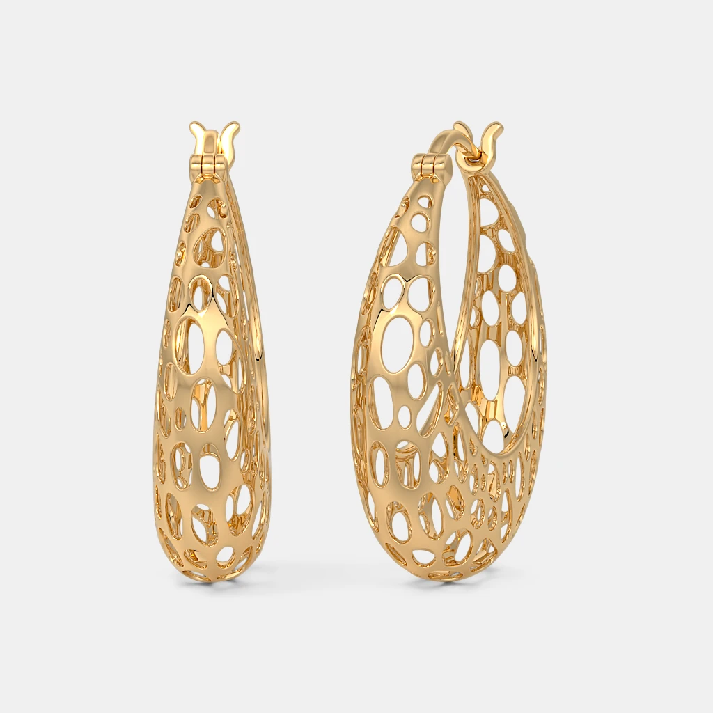 The Aquira Hoop Earrings | BlueStone.com
