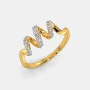 The Rhythmic Ribbon Ring | BlueStone.com