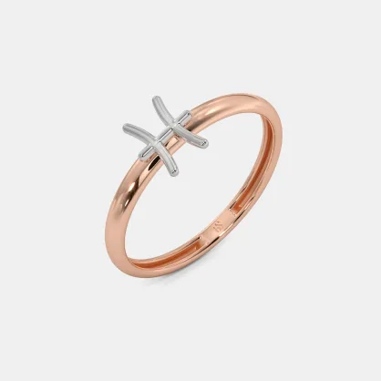 The Sila Pisces Zodiac Ring | BlueStone.com