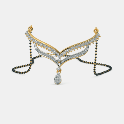 The Vanmayi Mangalsutra Pendant | BlueStone.com