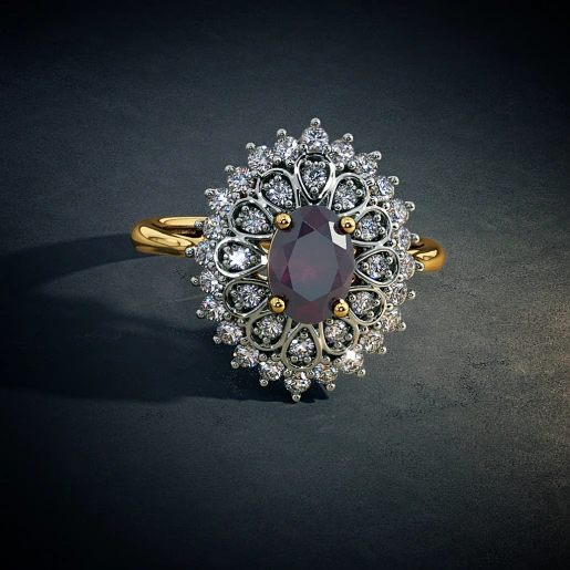 Buy 100+ Ruby Rings Designs Online | BlueStone.com - India's #1 Online ...