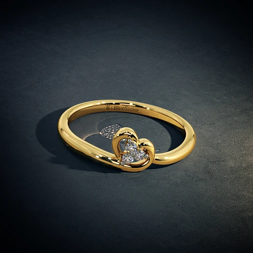 Buy Gold Hearts Rings Designs Online | BlueStone.com - India's #1 ...